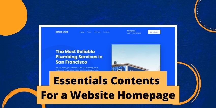 5 Types of Section For a Website Homepage